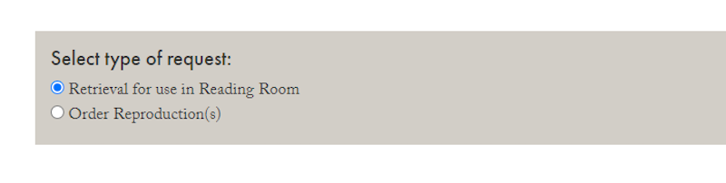 Special Collections & Archives: How to Request Manuscript Material in Aeon